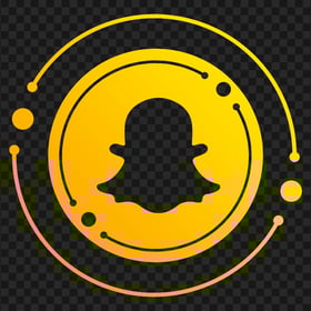 HD Circular Round Red Snapchat Logo Icon PNG Image | Citypng