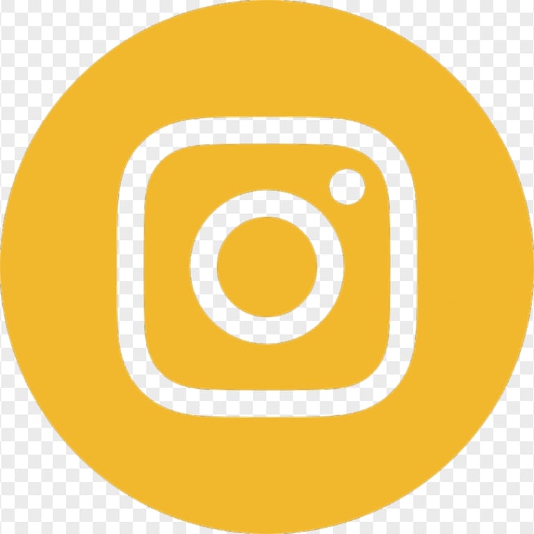 Yellow Circle Instagram Logo Sign Icon | Citypng