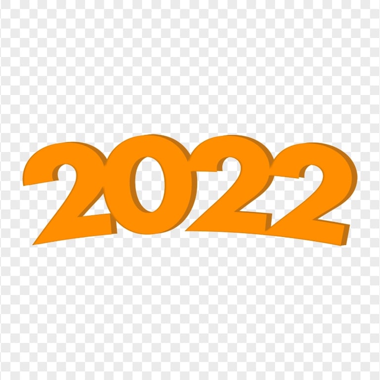 HD 3D White 2022 Text Transparent Background | Citypng
