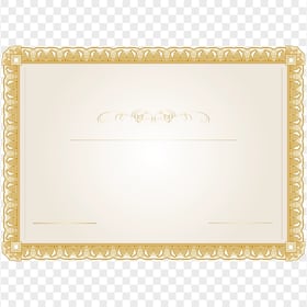 HD Gold Certificate Background Template PNG | Citypng