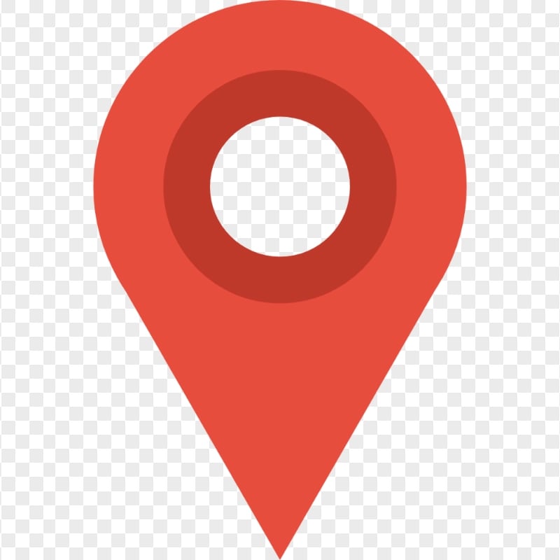 HD Red Locator Location Mark Sign Icon PNG | Citypng