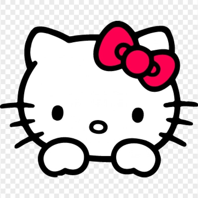 Hello Kitty Face Cutest Sanrio Character Transparent PNG | Citypng