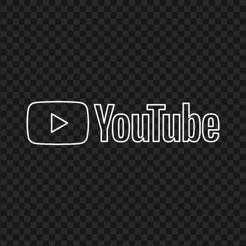 White Youtube Png