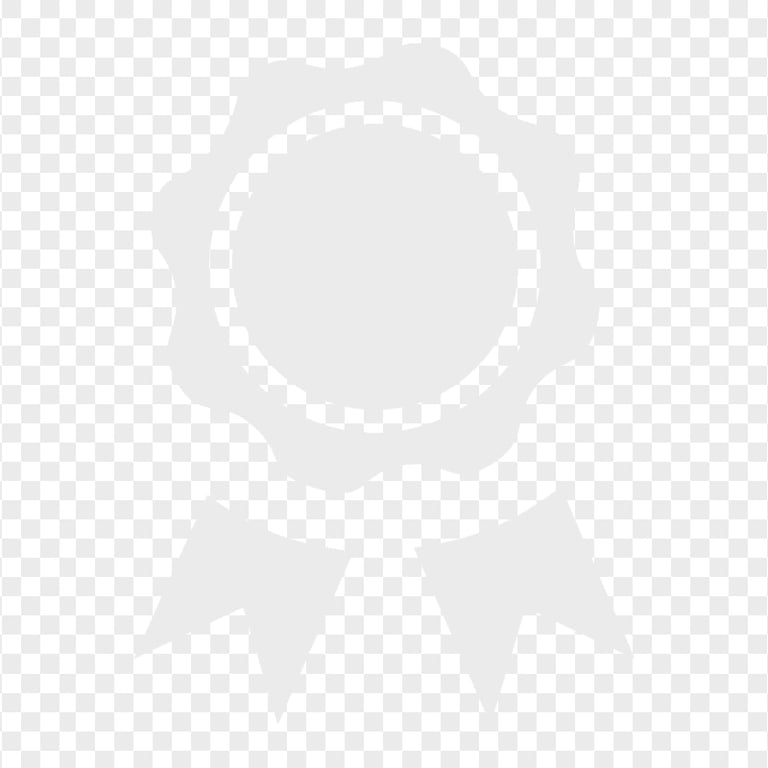 HD Gray Medal Ribbon Icon PNG | Citypng