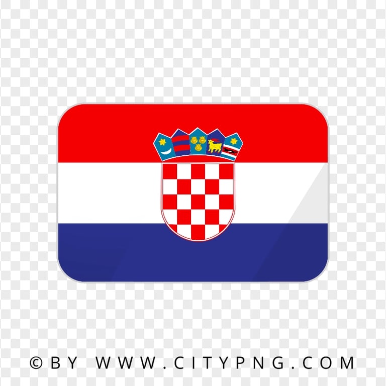 Croatia Square Framed Flag Icon | Citypng