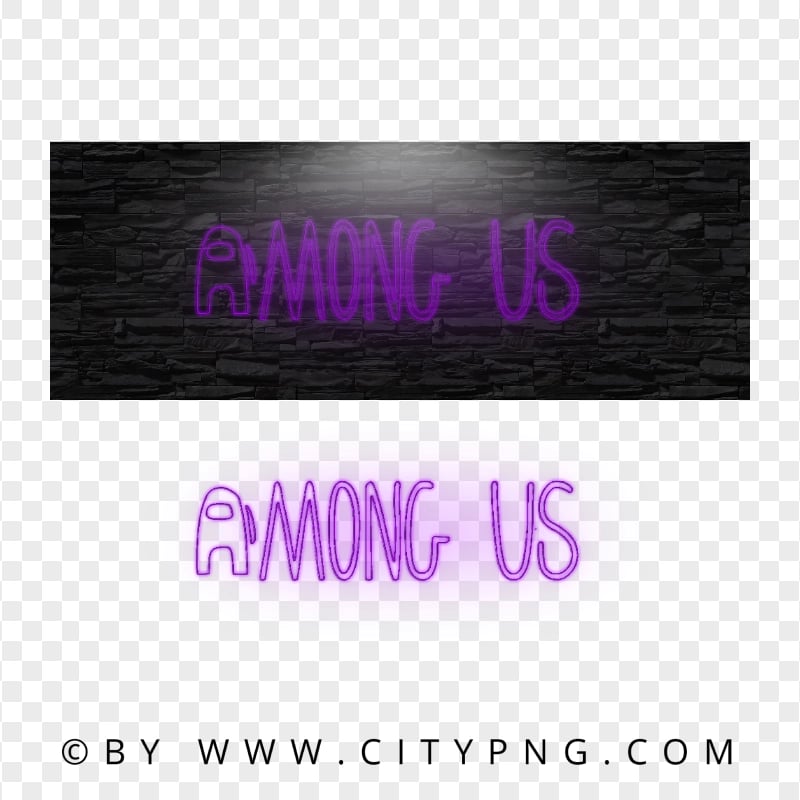 HD Neon Among Us Crewmate Logo PNG | Citypng