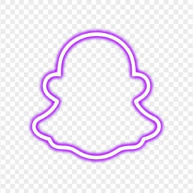 HD Blue Snapchat Neon Logo PNG | Citypng