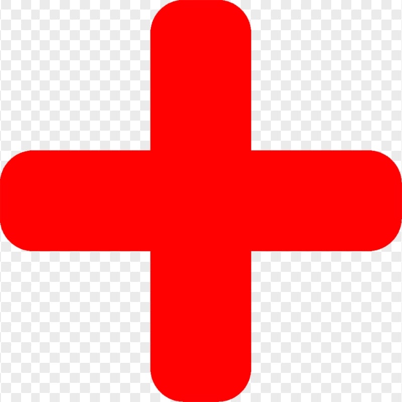 HD Add Insert Red Icon Symbol Transparent Background | Citypng