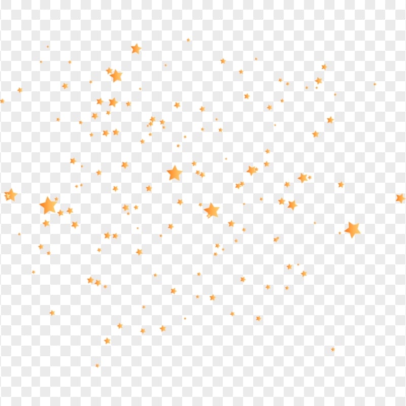 Orange Floating Stars HD Transparent PNG | Citypng