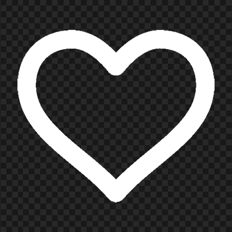 Heart White Button Icon PNG IMG | Citypng