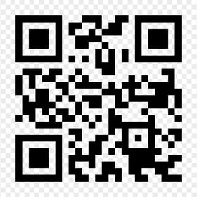 Black QR Code Barcode Transparent Background | Citypng