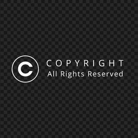 Copyright All Rights Reserved HD PNG | Citypng