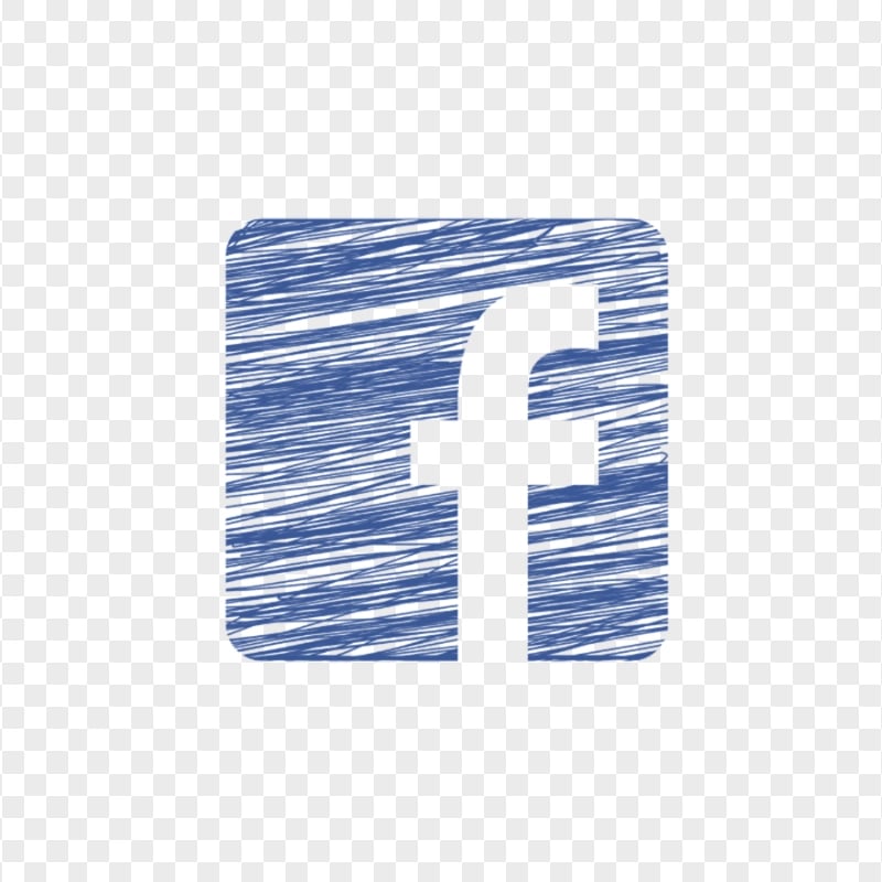 Square Fb Facebook Social Media Sketch Icon | Citypng