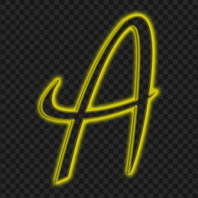 HD A Neon Letter Alphabet Outline Red PNG | Citypng