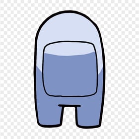 HD Blue Among Us Character Back View PNG | Citypng