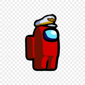 HD Red Among Us Character Back View PNG | Citypng