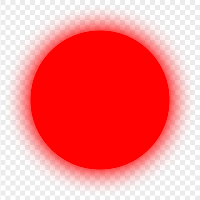 HD Glowing Red Circle Shape Neon PNG | Citypng