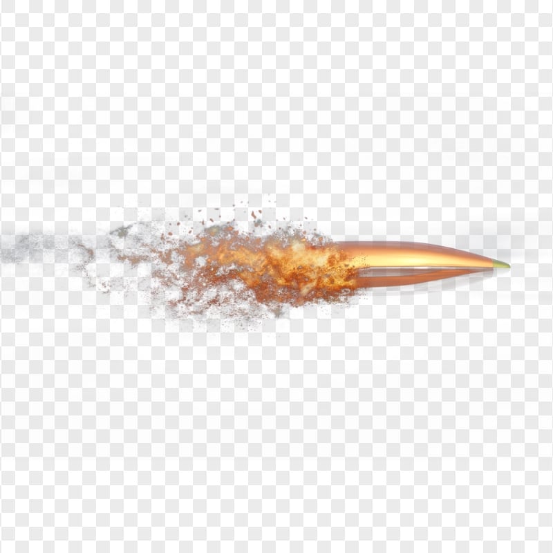 HD Gun Bullet Fire Flying PNG | Citypng