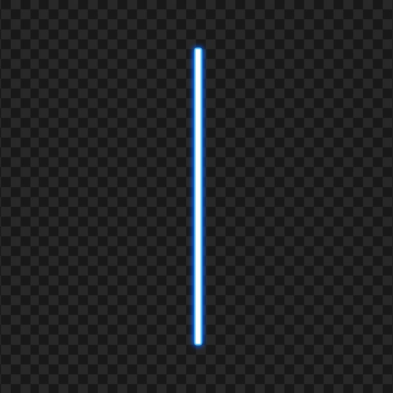 HD Vertical Blue Neon Glowing Line Effect PNG | Citypng