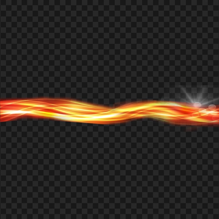HD Fire Sparkle Lines Abstract Effect PNG | Citypng