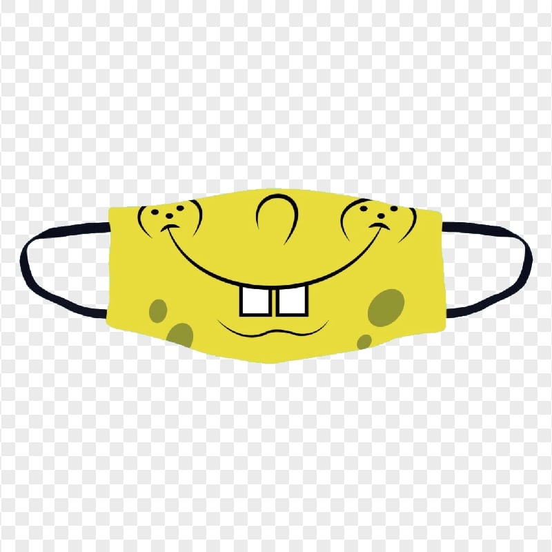 HD Cartoon Spongebob Face Mask Character Face PNG | Citypng
