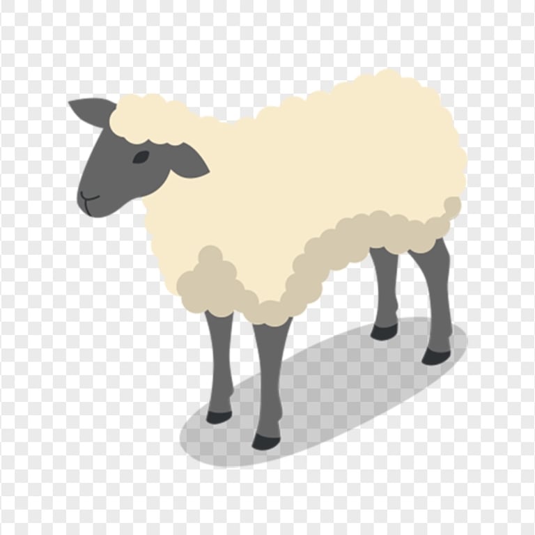 3D Cartoon Sheep Icon | Citypng