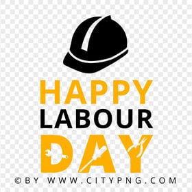 Happy Labour Day Vector Red and Blue Logo PNG | Citypng