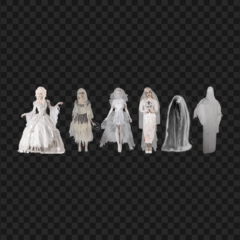Halloween Women Ghosts PNG | Citypng