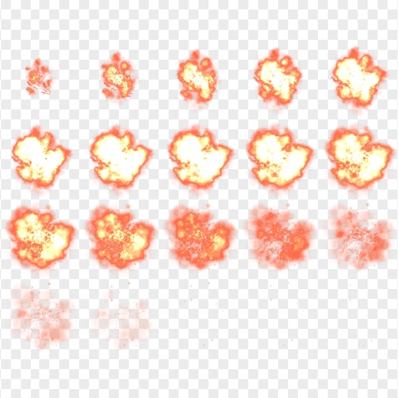Realistic Fire Explosion Flame Burn Animation 2D | Citypng