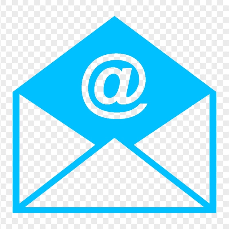 HD E-mail Mail Letter Blue Logo Icon PNG | Citypng