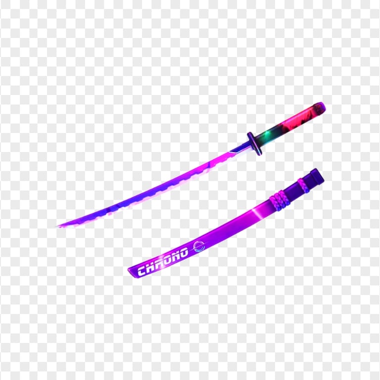 HD Free Fire Chrono Katana Weapon Skin Stickers PNG | Citypng