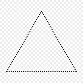 HD Red Dotted Triangle PNG | Citypng