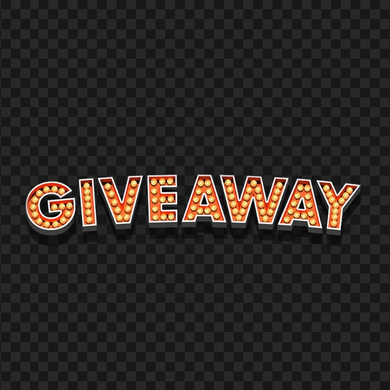 HD Giveaway Illuminated Bulbs Logo PNG | Citypng