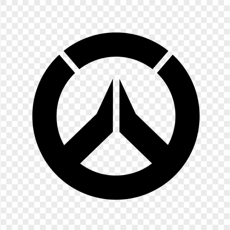White Round Overwatch Logo Symbol | Citypng