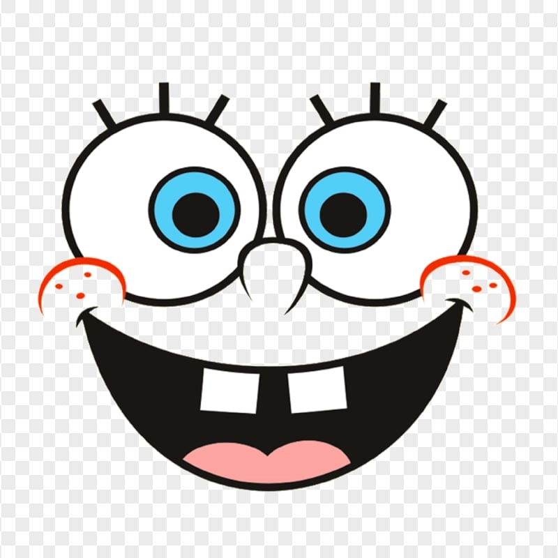 HD Spongebob Happy Face Illustration PNG | Citypng