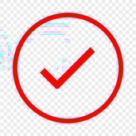 HD 3D Red Check Mark Icon Symbol PNG | Citypng