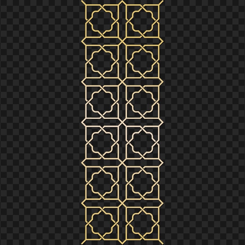 Islamic Arabic Gold Pattern Image PNG | Citypng