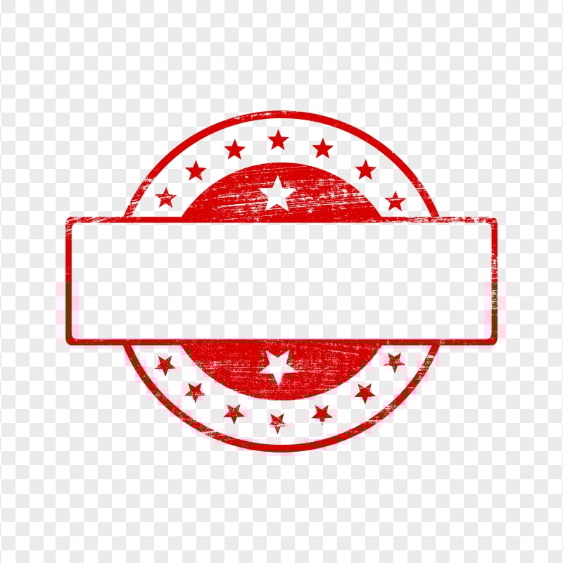 HD Blank Empty Clear Red Rubber Stamp PNG | Citypng