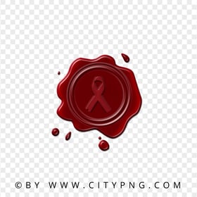 Red Cancer Logo Sign Ribbon Transparent Background | Citypng