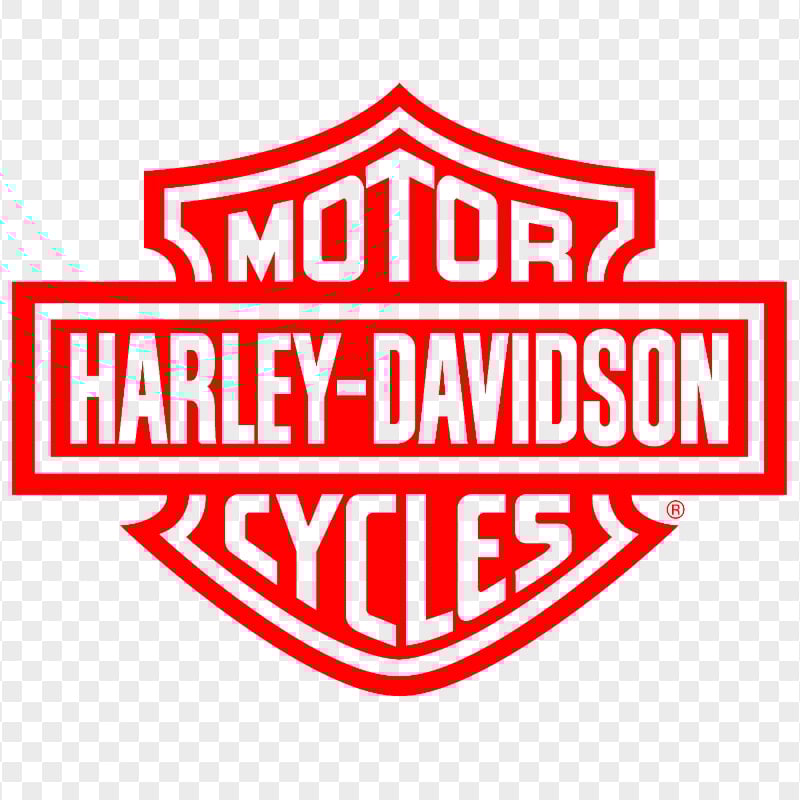 Transparent HD Harley Davidson Red Logo | Citypng