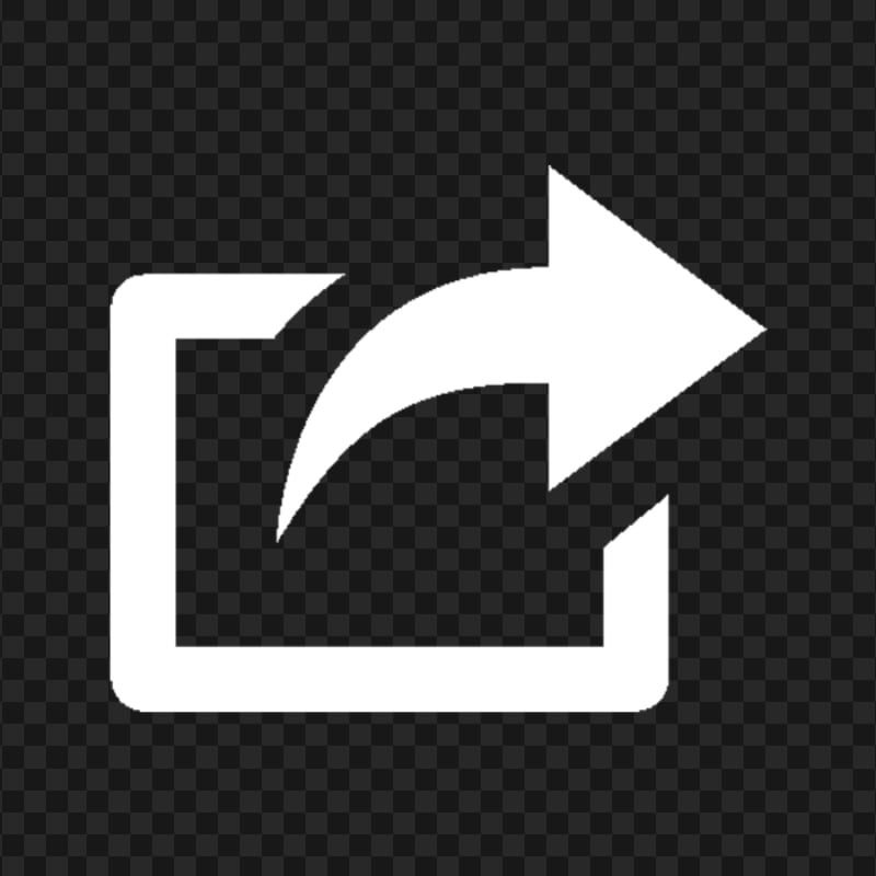 Share Sharing White Icon Transparent Background | Citypng