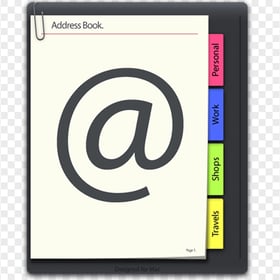 Email Contacts Address Book Teal Icon PNG | Citypng