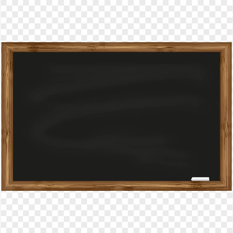 Rectangular Wooden Frame Chalkboard Blackboard | Citypng