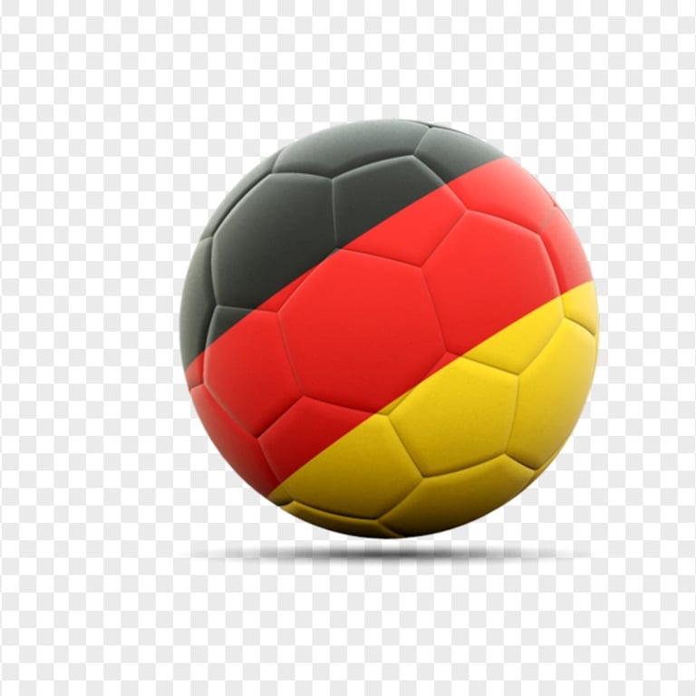 Football Ball With Germany Flag PNG Image | Citypng
