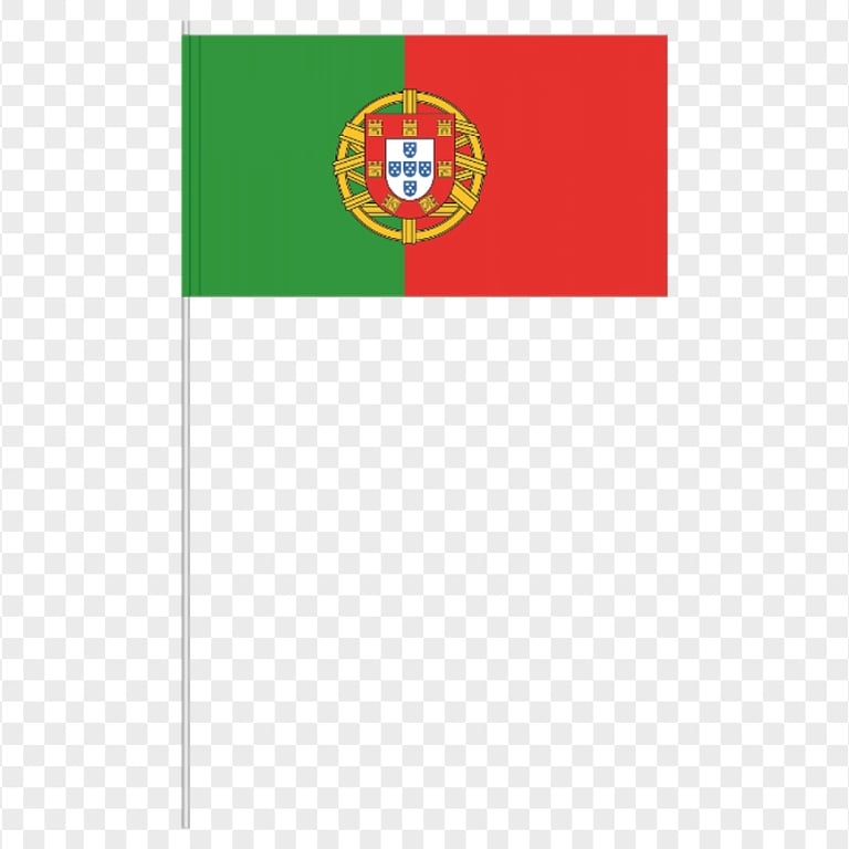 HD Portugal Paper Small Flag Pole Transparent PNG | Citypng