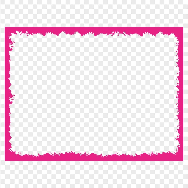 HD Pink Grunge Rectangle Frame Transparent PNG | Citypng