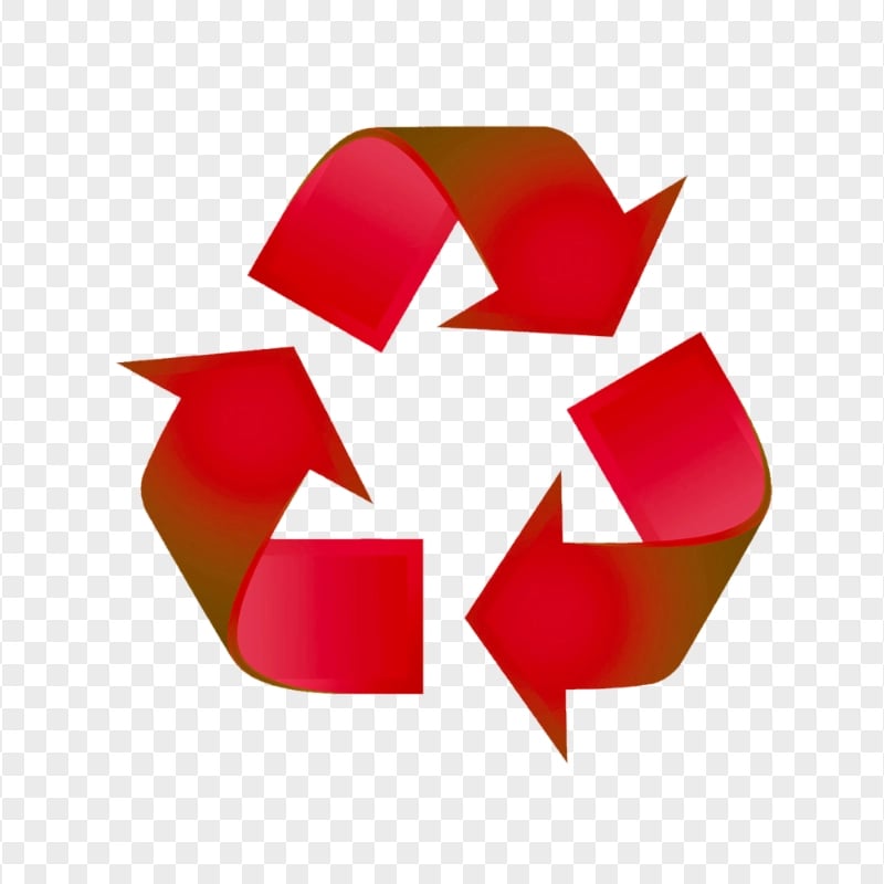 Recycle Recycling Red Logo Icon HD Transparent PNG | Citypng