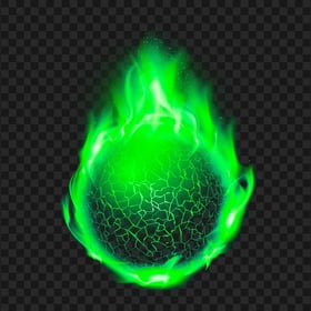 Green Fire Flame Aura Effect HD PNG | Citypng