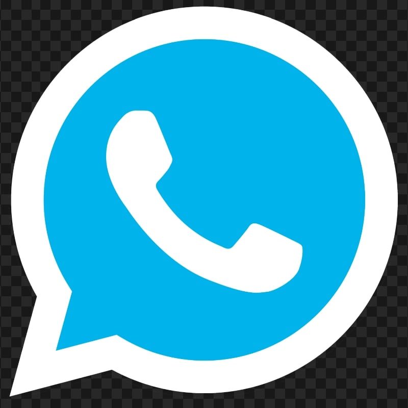 HD Flat Blue Wa Whatsapp Logo Icon PNG | Citypng
