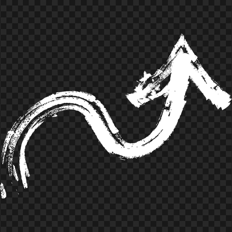 Arrow Point Right Black Brush Stroke Grunge Effect | Citypng